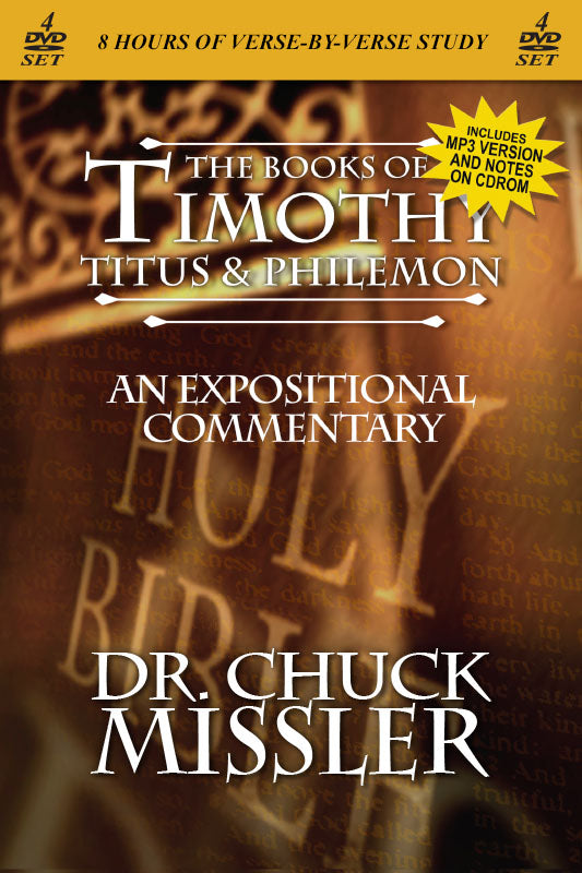 Timothy, Titus & Philemon: An Expositional Commentary – Koinonia House